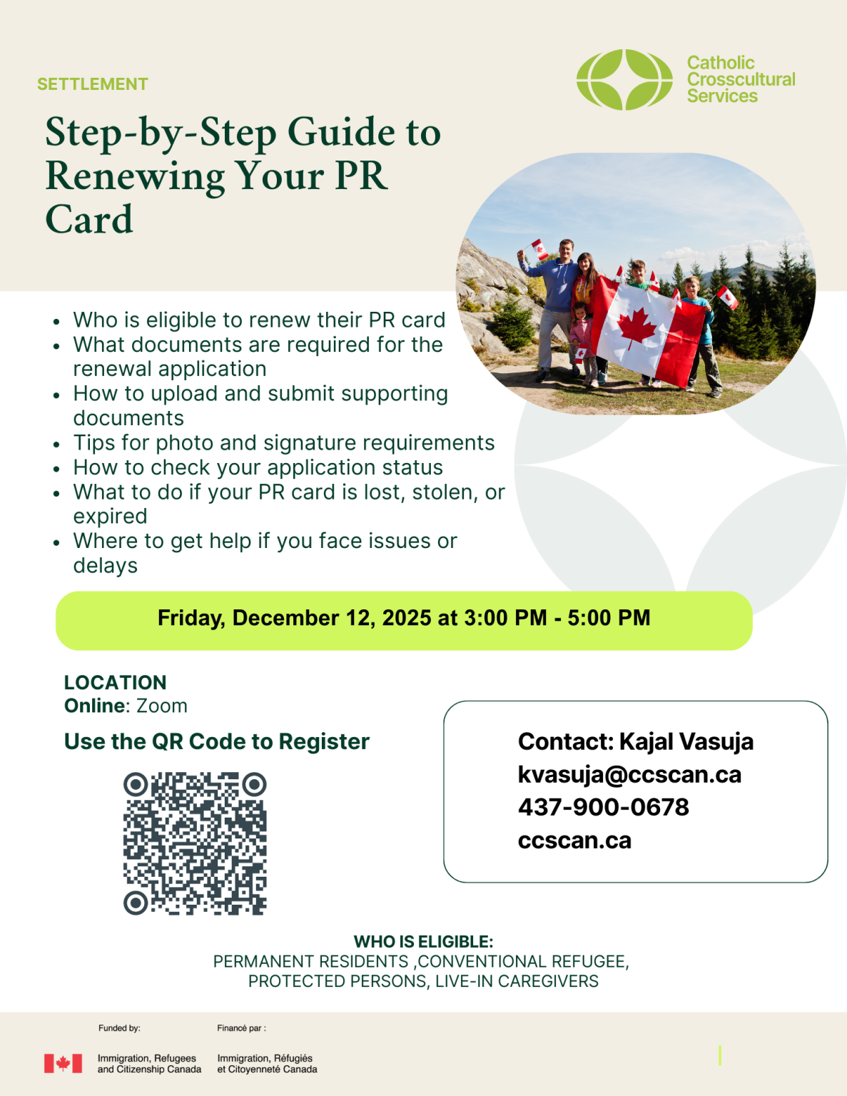 Permanent Resident Card Renewal Process – Catholic Crosscultural Services